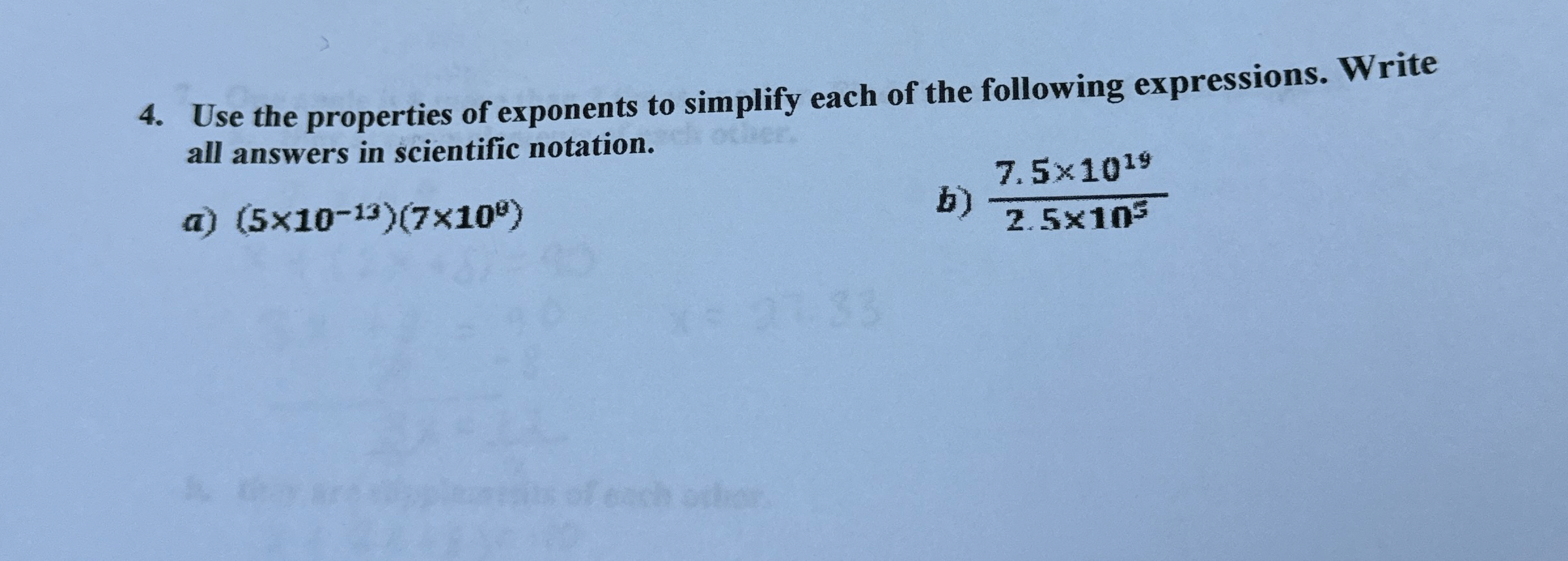 Solved Use the properties of exponents to simplify each of | Chegg.com