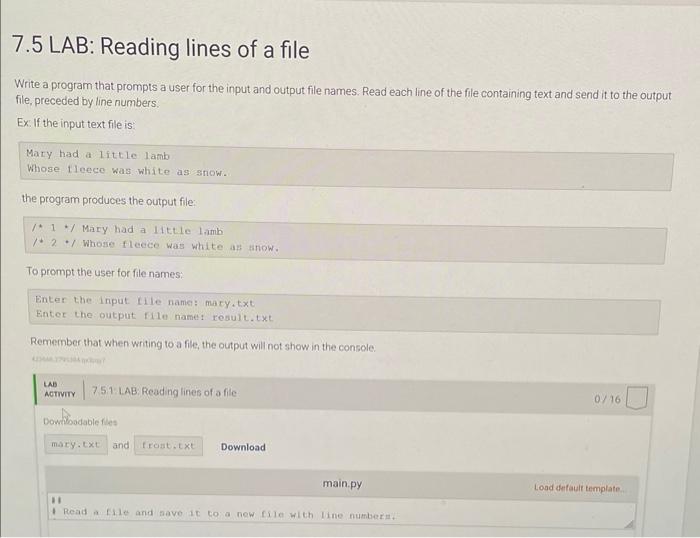 Solved Irite a program that prompts a user for the input and | Chegg.com
