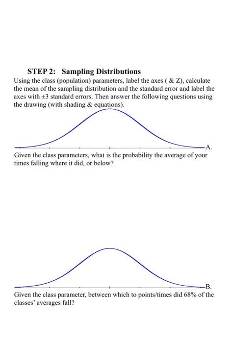 Solved Class Parameters vs. Personal Sample Data The results | Chegg.com