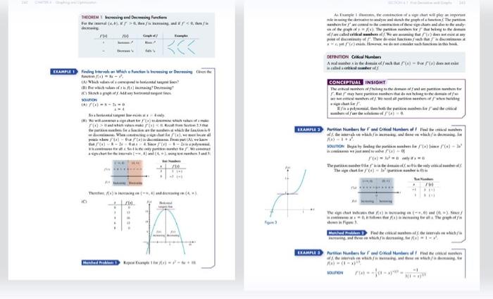 Solved Read the section 4.1 "First Derivative and Graphs" | Chegg.com