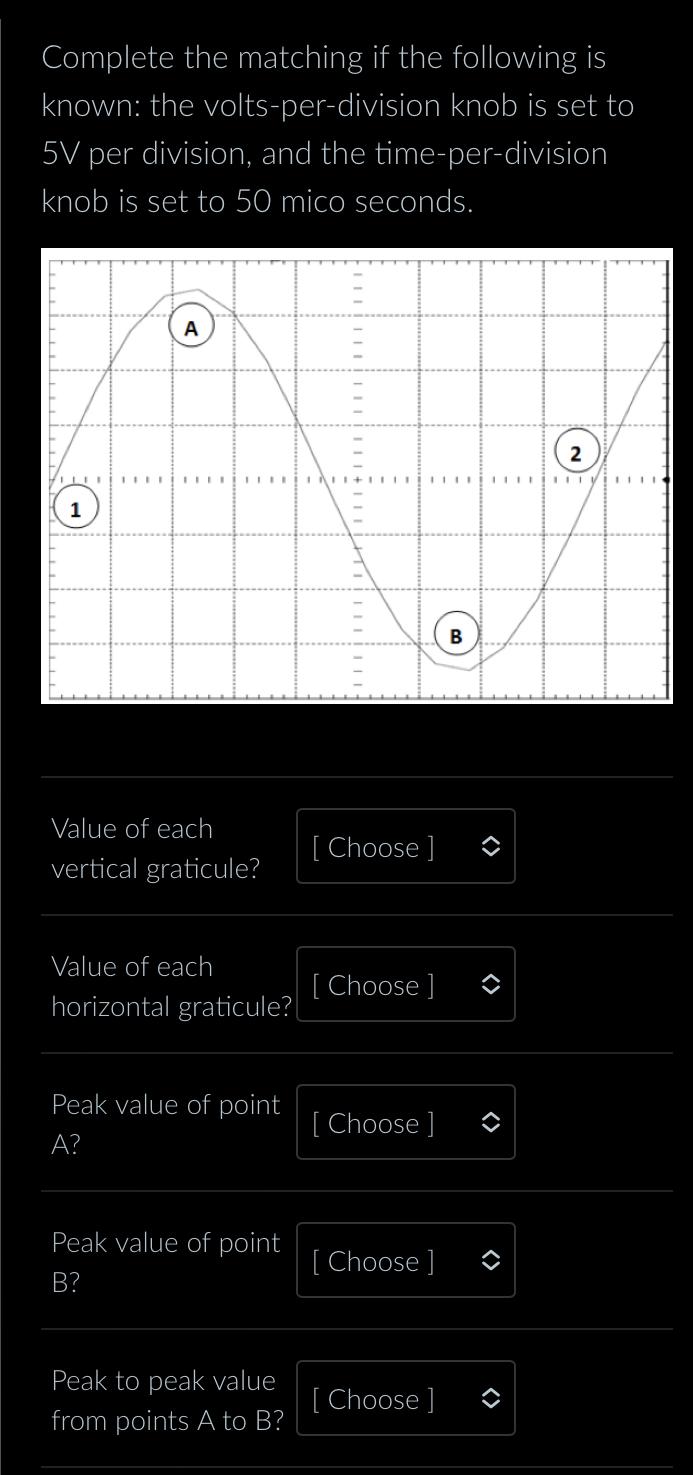 Solved Complete the matching if the following is known: the | Chegg.com