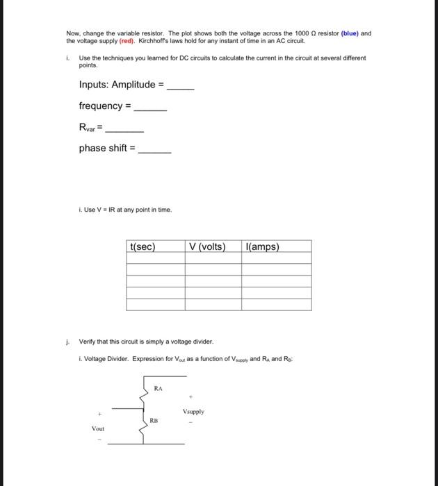 Worksheet for Exploration 31.1: Amplitude, Frequency | Chegg.com