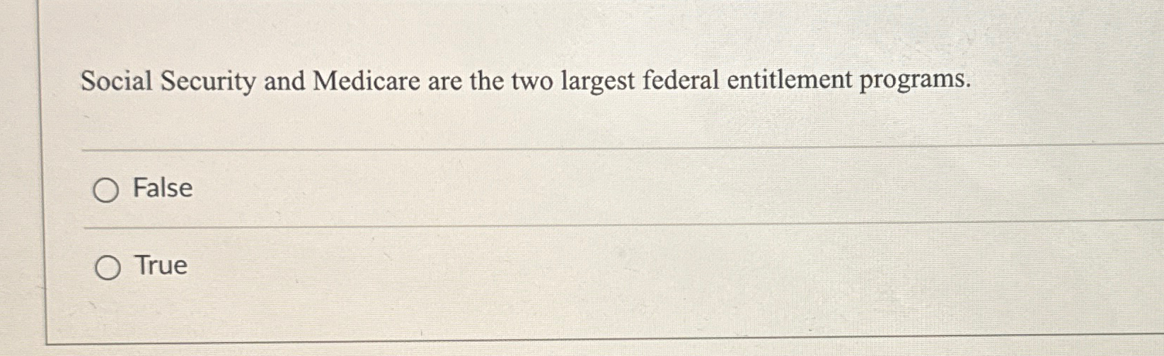 Solved Social Security and Medicare are the two largest | Chegg.com