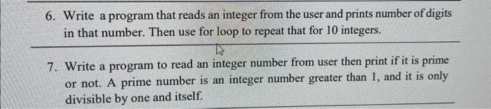 Solved 6. Write a program that reads an integer from the | Chegg.com