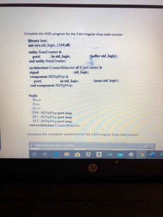 1. Design a counter based on the binary count | Chegg.com