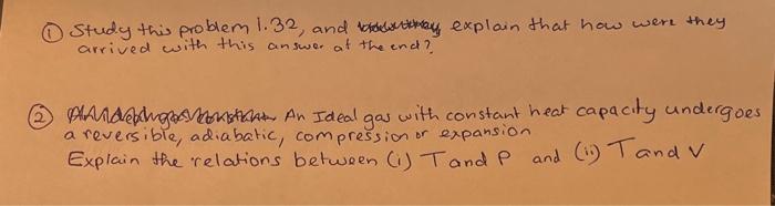 Solved 2 A perfectly insulated rigid container of total | Chegg.com