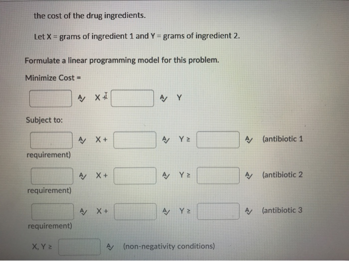 Solved Question 3 options: Formulate a linear programming | Chegg.com