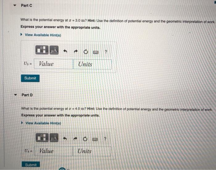 Solved A 100 g particle experiences the one-dimensional, | Chegg.com