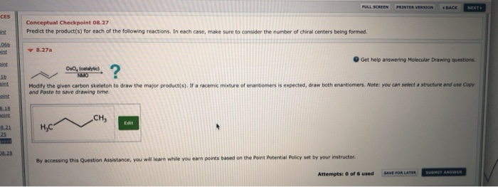Solved PULL SCREEN PRINTER VERSION « BACK NEXTE CES | Chegg.com