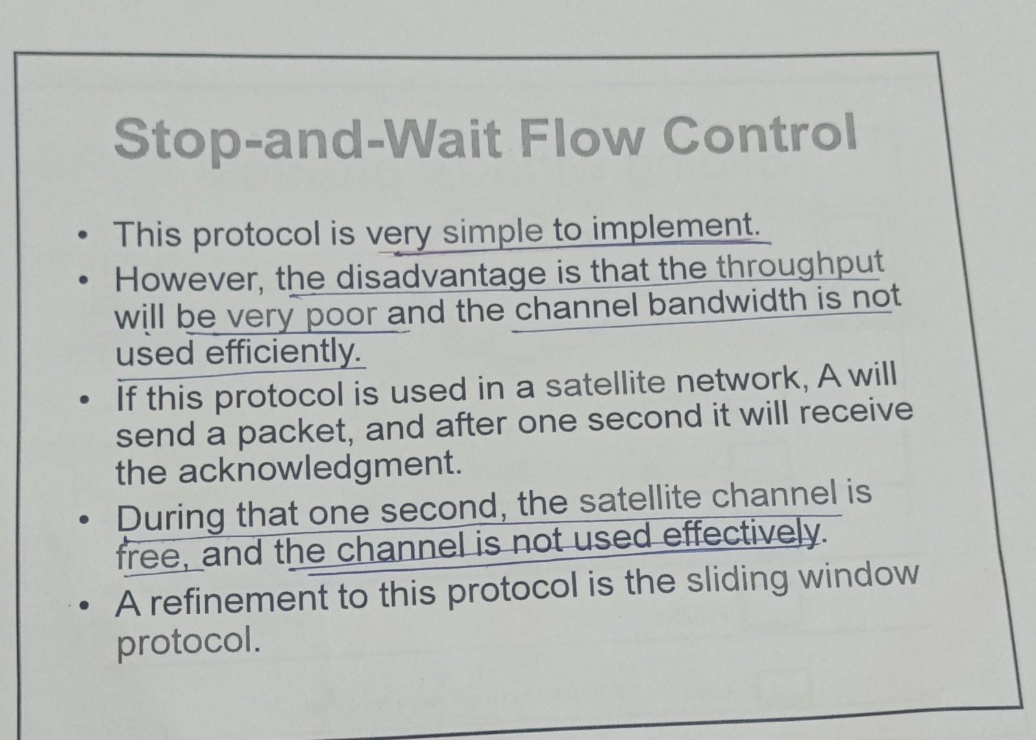 Solved Stop-and-Wait Flow Control Stop-and-wait flow control | Chegg.com