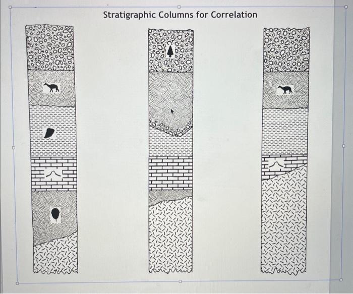 Solved Stratigraphic Columns for Correlation1. The three | Chegg.com