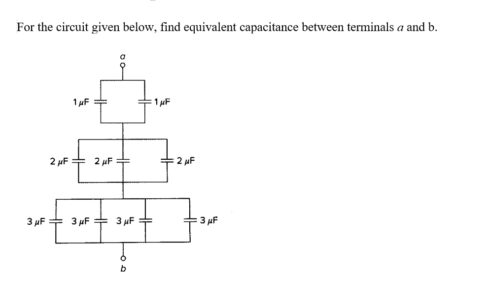 Solved For the circuit given below, find equivalent | Chegg.com
