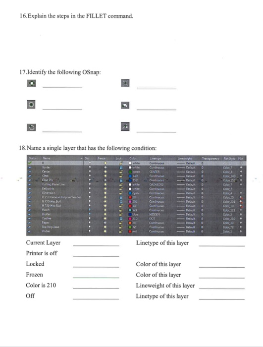 Solved 16.Explain the steps in the FILLET command. | Chegg.com