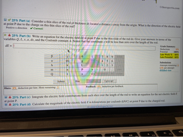 Solved usq45tx.theexpertta.com bert TA Homework The Expert | Chegg.com