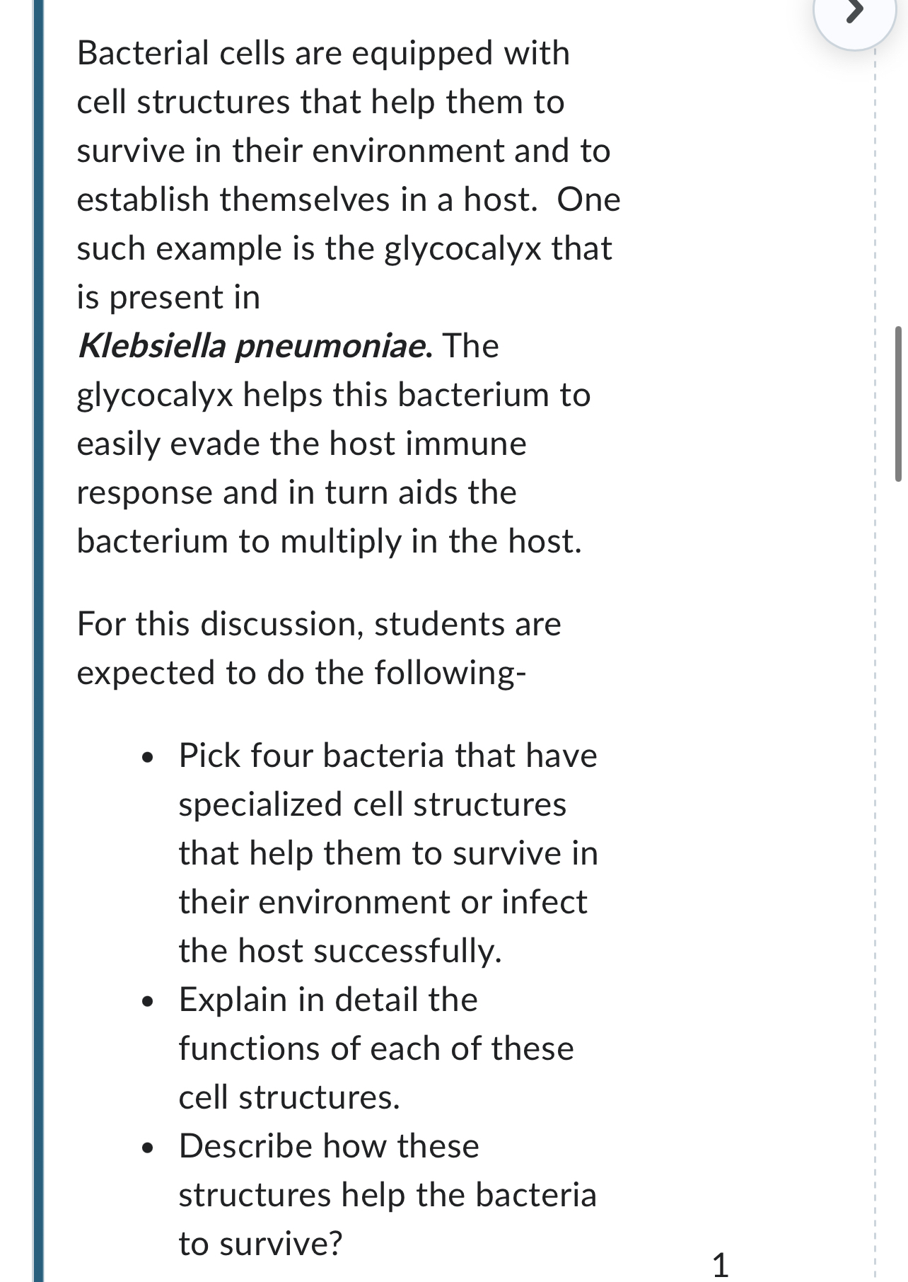 Solved Bacterial cells are equipped with cell structures | Chegg.com