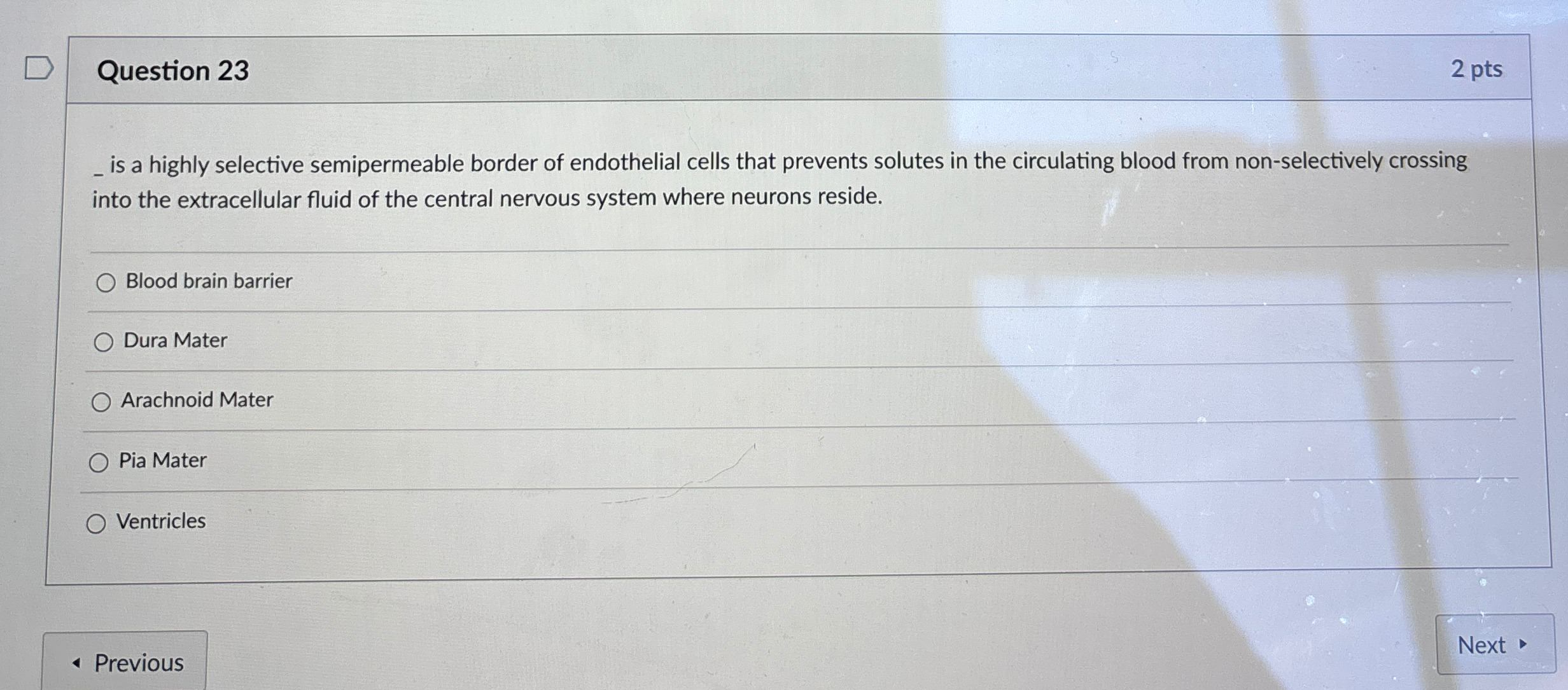 Solved Question 232 ﻿pts_ ﻿is a highly selective | Chegg.com