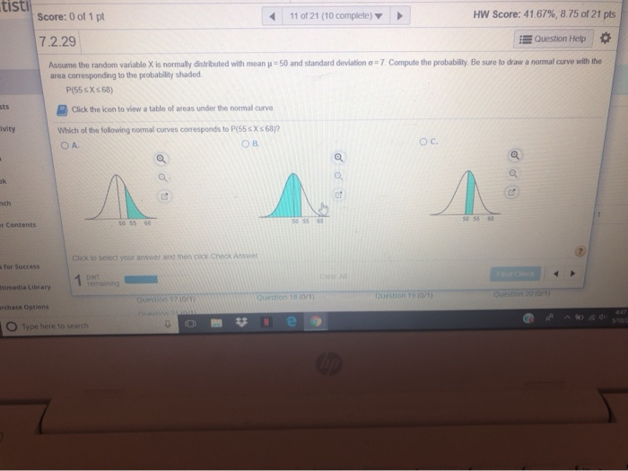 Solved Tisti 11 Of 21 10 Complete Hw Score 41 67 8 75