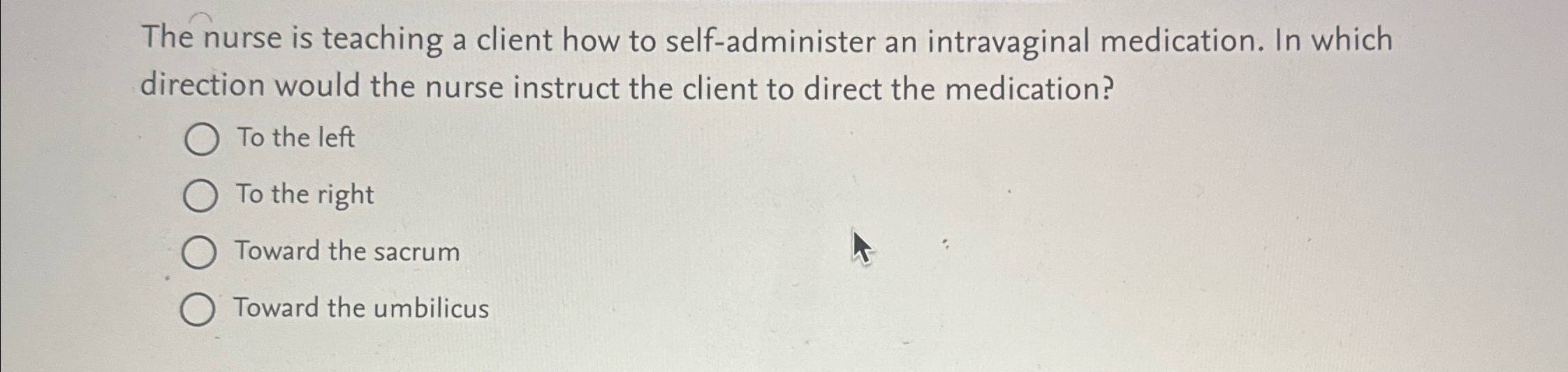 The nurse is teaching a client how to self-administer | Chegg.com
