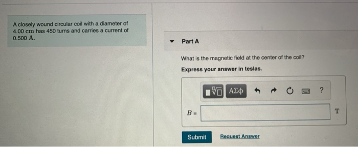 Solved A closely wound circular coil with a diameter of 4.00 | Chegg.com