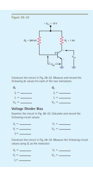 Solved Figure 28-32Construct the circuit in Fig. 28-32. | Chegg.com
