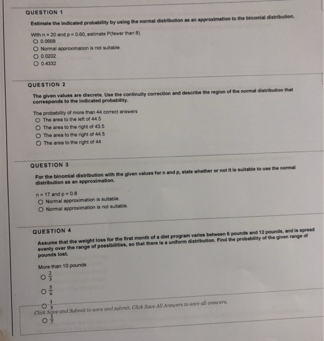 Solved QUESTION 1 Estimate the indicated probability by | Chegg.com