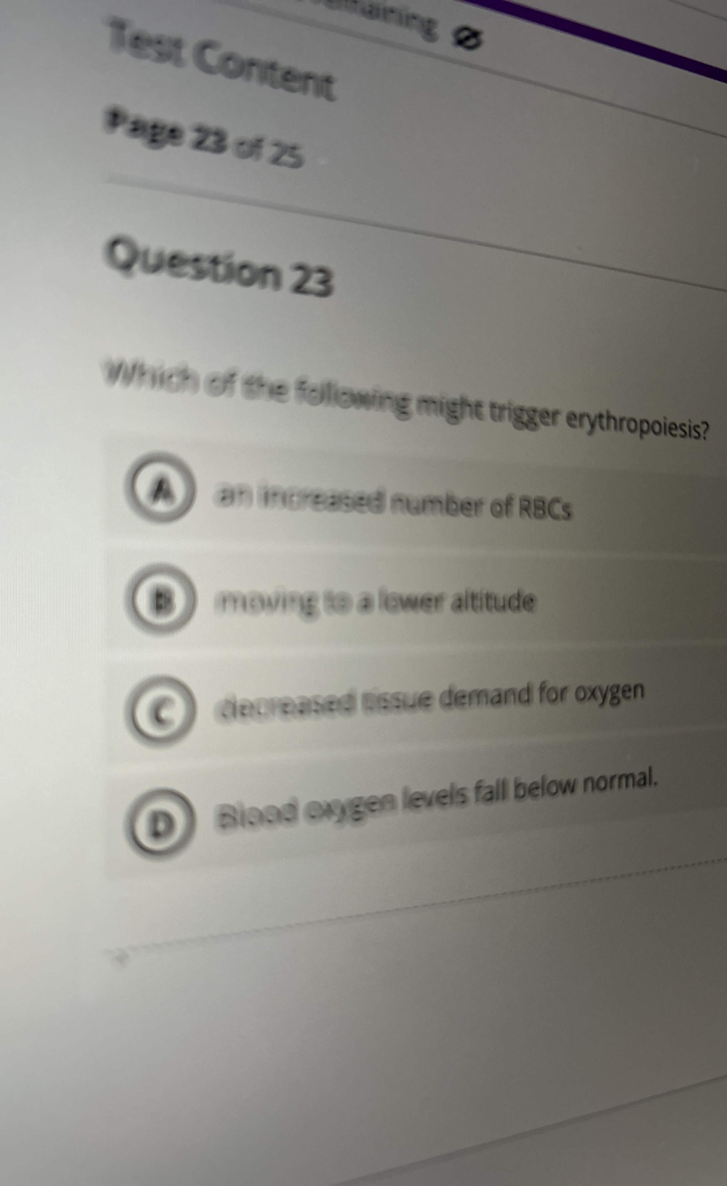 Solved सildirgH4Coricantage 23 ﻿of 25Question 23Which of the | Chegg.com