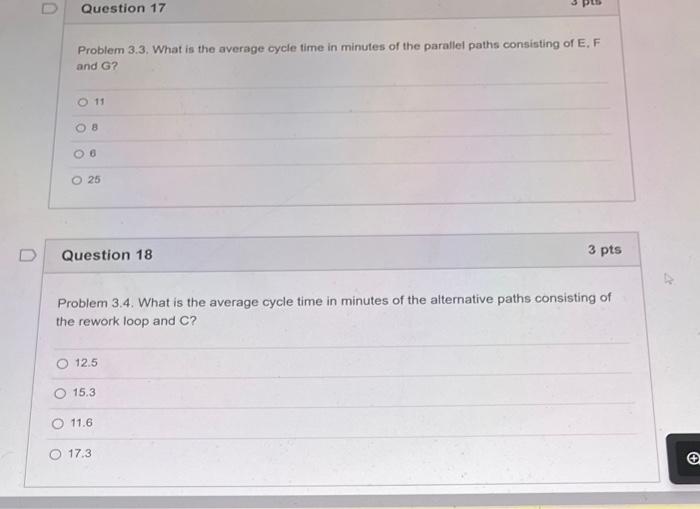Problem 3. Cycle Time Analysis Figure 4 Consider the | Chegg.com