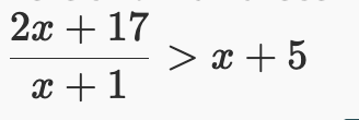 Solved Solve the following rational inequality using the | Chegg.com