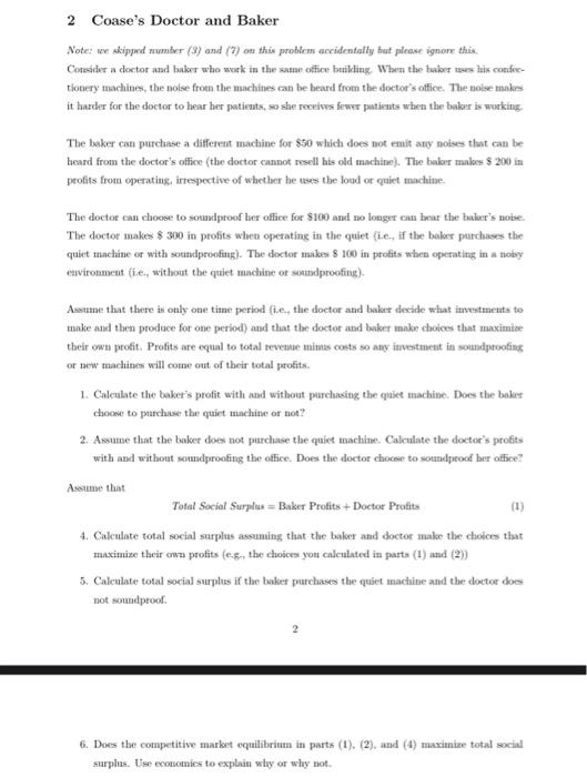 Solved Note: we skipped number ( (3) and (7) on this problem | Chegg.com