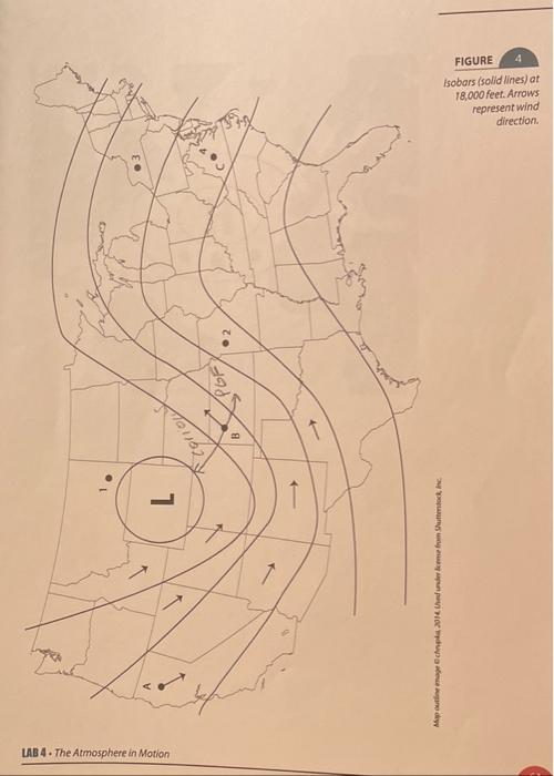Solved Current surface weather map. Solid lines are isobars. | Chegg.com