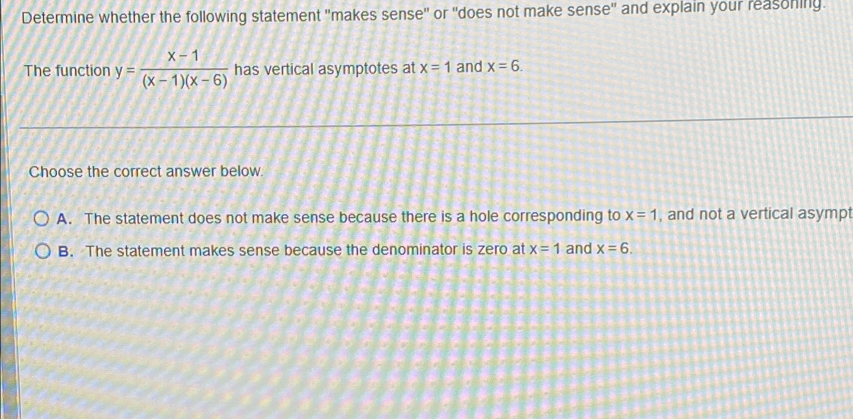 Solved Determine whether the following statement "makes | Chegg.com