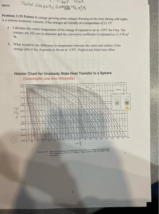 Solved Problem 3 (35 Points) In orange growing areas oranges | Chegg.com