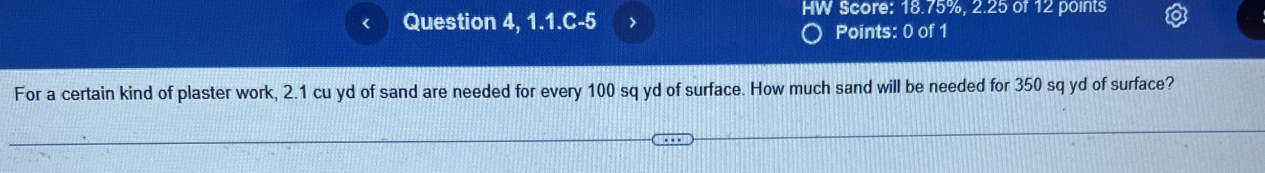 Solved Question 4, 1.1.C-5HW score: 18.75%,2.25 of 12 | Chegg.com Solved Question 4, 1.1.C-5HW score: 18.75%,2.25 of 12 | Chegg.com
