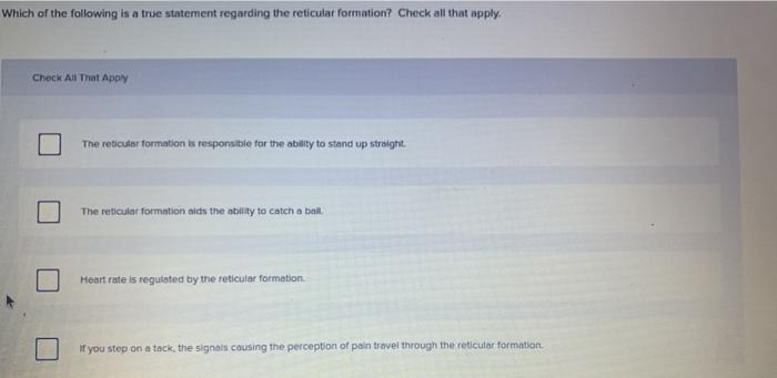 Solved Which of the following is a true statement regarding | Chegg.com