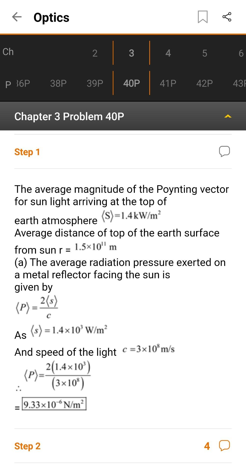 Solved 3.40 The average magnitude of the Poynting vector for | Chegg.com