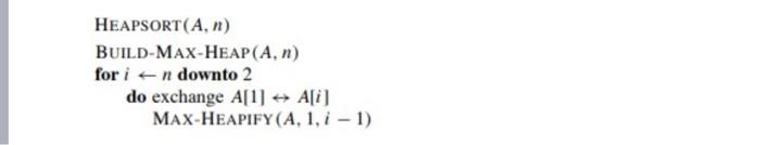 Solved Write A Program To Implement Maxheap Build And Then 