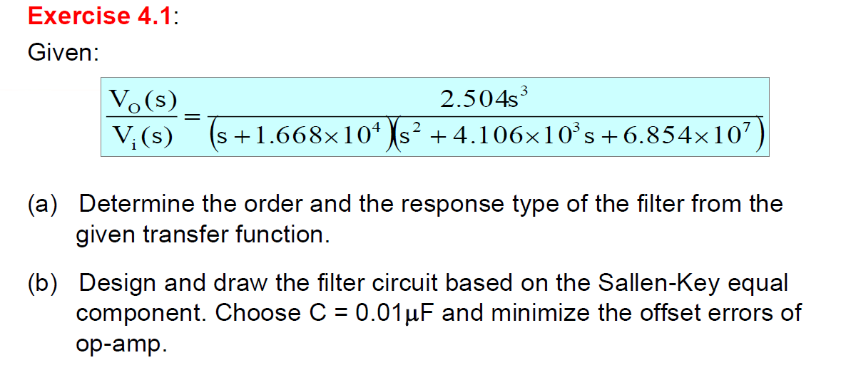 Solved Exercise | Chegg.com