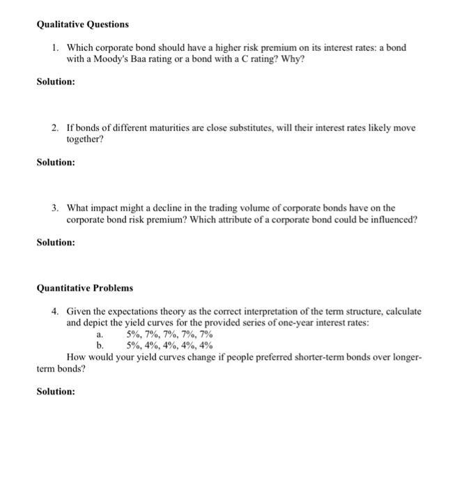 Solved Qualitative Questions 1. "Forecaster predictions | Chegg.com