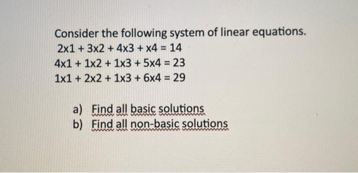 could you please find all basic and non-basic | Chegg.com