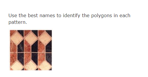 Solved Use the best names to identify the polygons in | Chegg.com