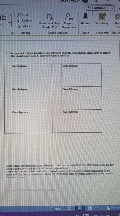 Records Management Chapter 3 Supplementary Activity | Chegg.com