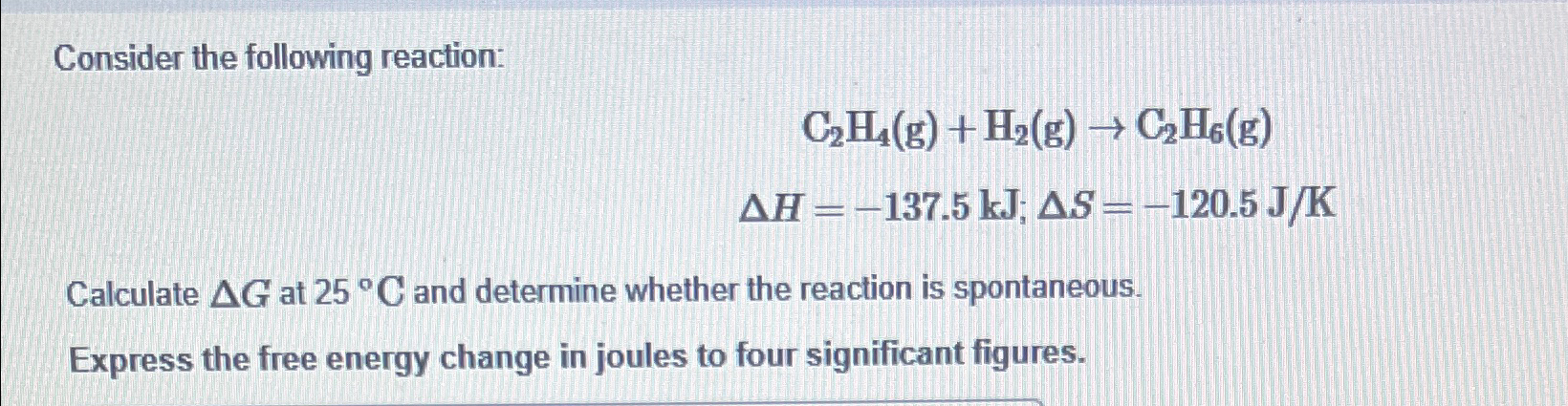 Solved Consider the following | Chegg.com