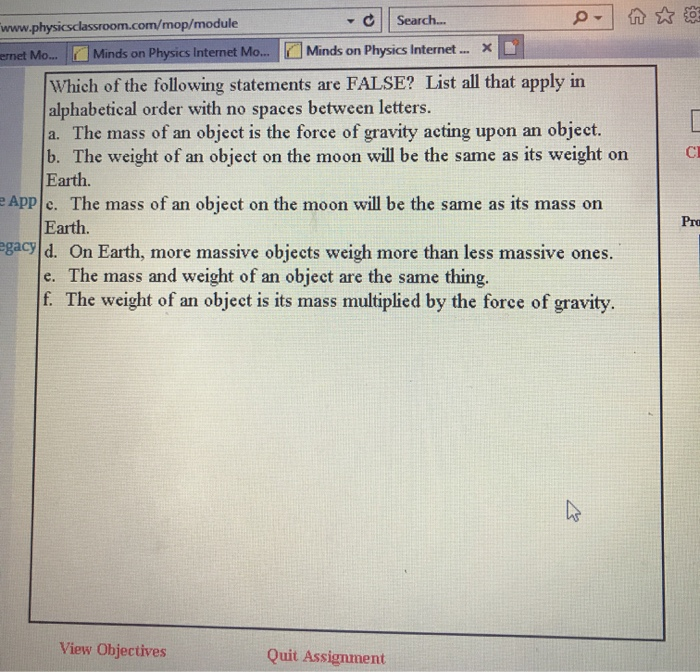 Solved www.physicsclassroom.com/mop/module Search... On | Chegg.com
