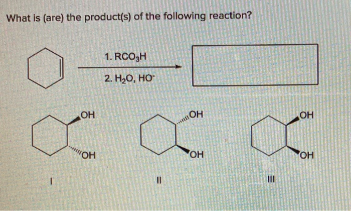 Solved What is (are) the product(s) of the following | Chegg.com