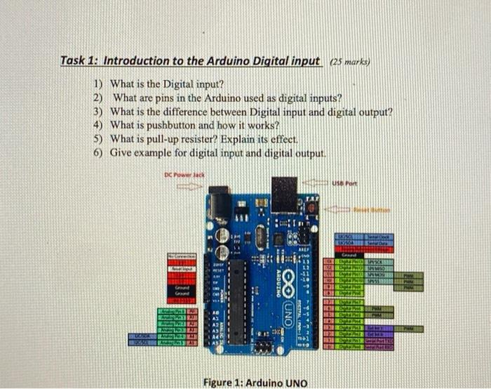 Solved Task 1 Introduction To The Arduino Digital Input 25 1039