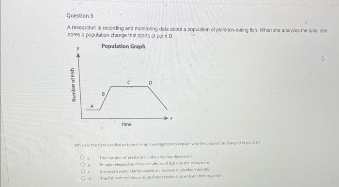 Solved A researcher is recording and moritoring data about a | Chegg.com