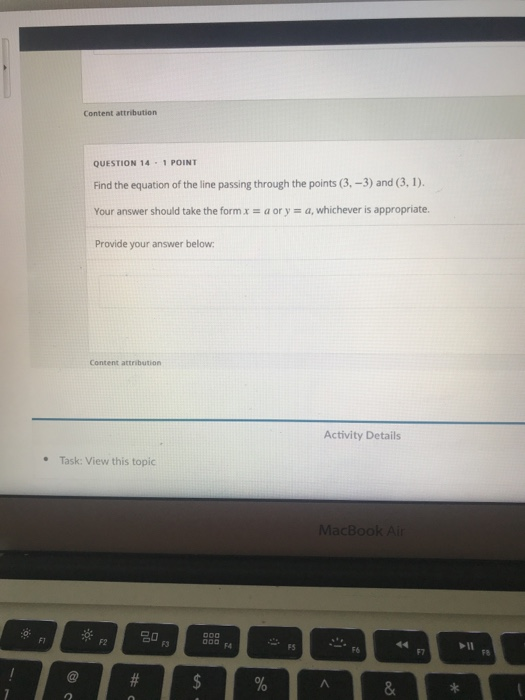 Solved Content attribution QUESTION 14.1 POINT Find the | Chegg.com