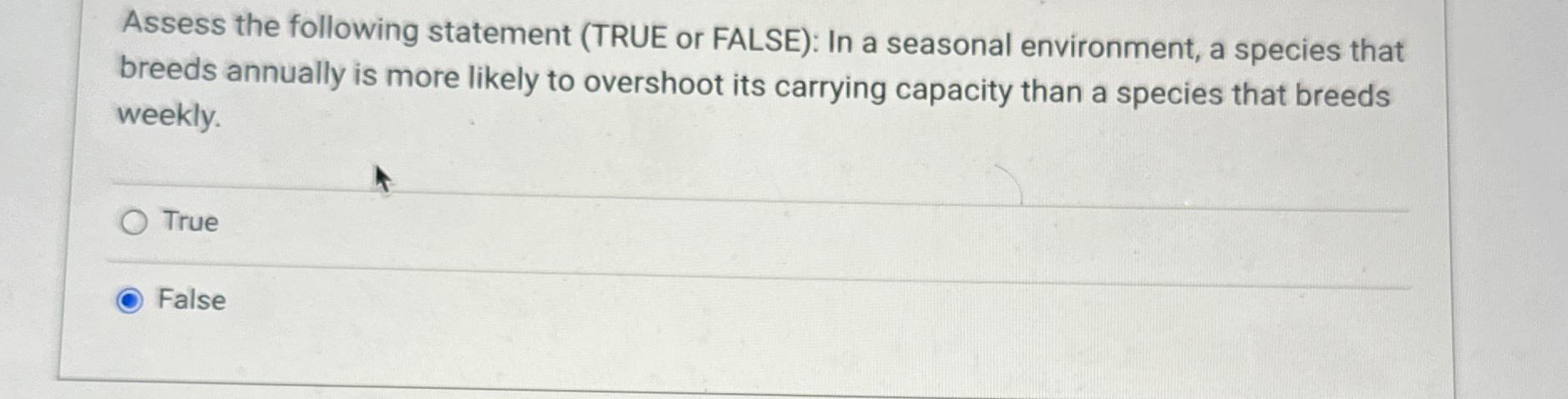 Solved Assess the following statement (TRUE or FALSE): In a | Chegg.com