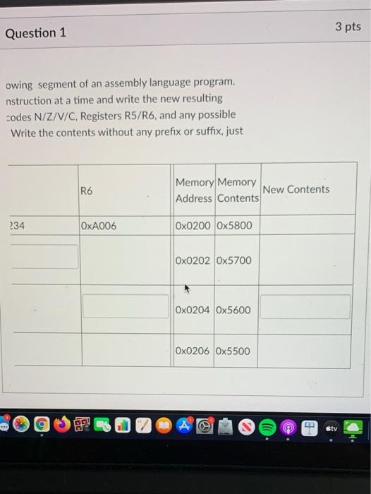 Solved Question 1 3 pts Please consider the following | Chegg.com Solved Question 1 3 pts Please consider the following | Chegg.com