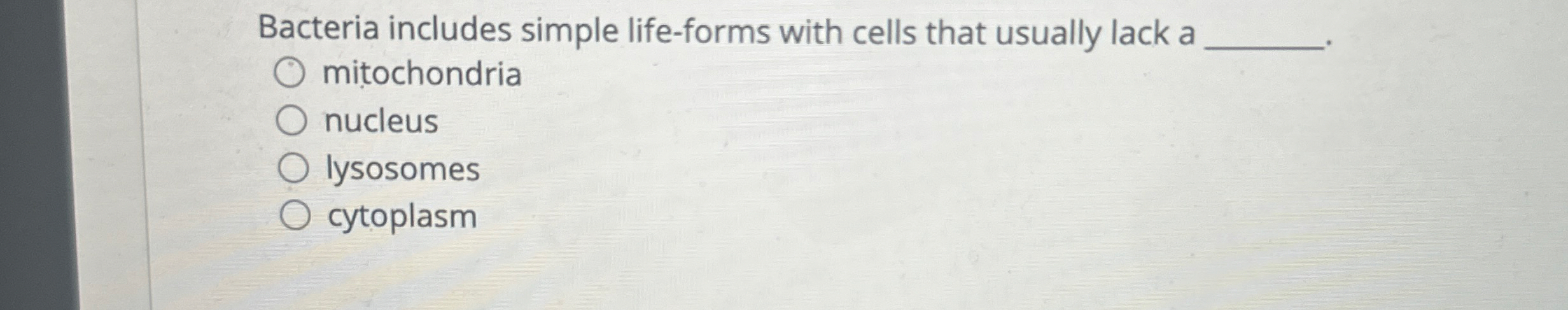 Solved Bacteria includes simple life-forms with cells that | Chegg.com